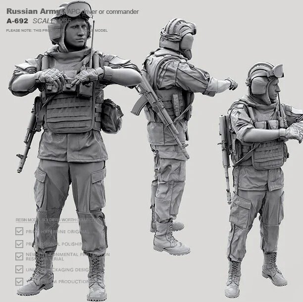 Наборы моделей солдат из смолы 1/35 A-692