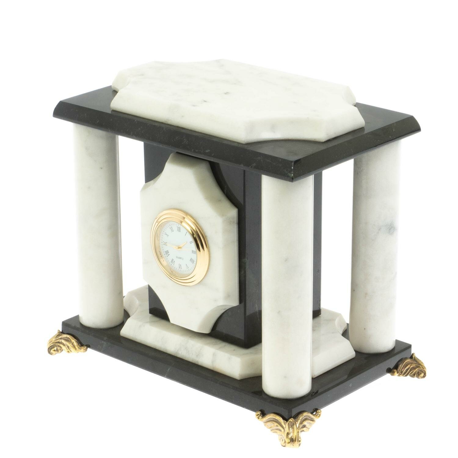 Часы из мрамора 17х12х17 см