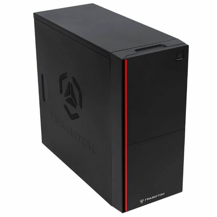 ПК Гравитон Д51И (199568) черный - Intel Core i5-11400, ядра: 6 x 2,6 ГГц, 16 Гб DDR4, Intel UHD Graphics 730, SSD 512 ГБ, Windows 10 Pro