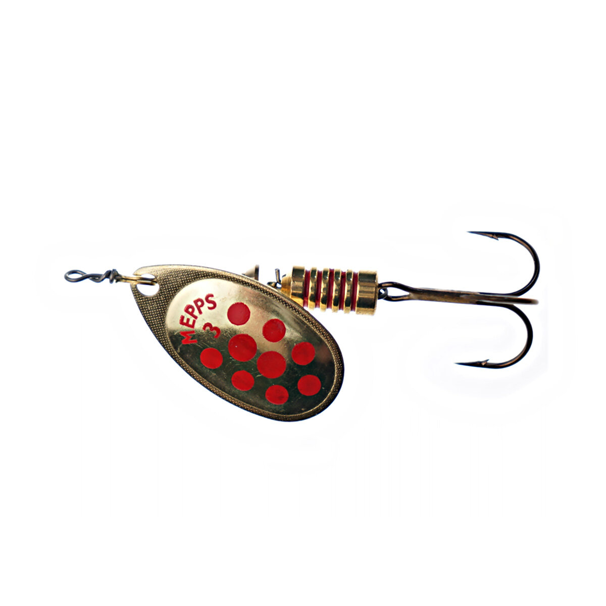 Блесна Mepps Aglia Decorees Gold/Red Dots №3 (золото, красные точки) 6,5гр