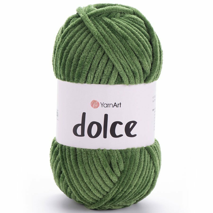 Пряжа Yarnart DOLCE 797 зел. яблоко (5 мотков)