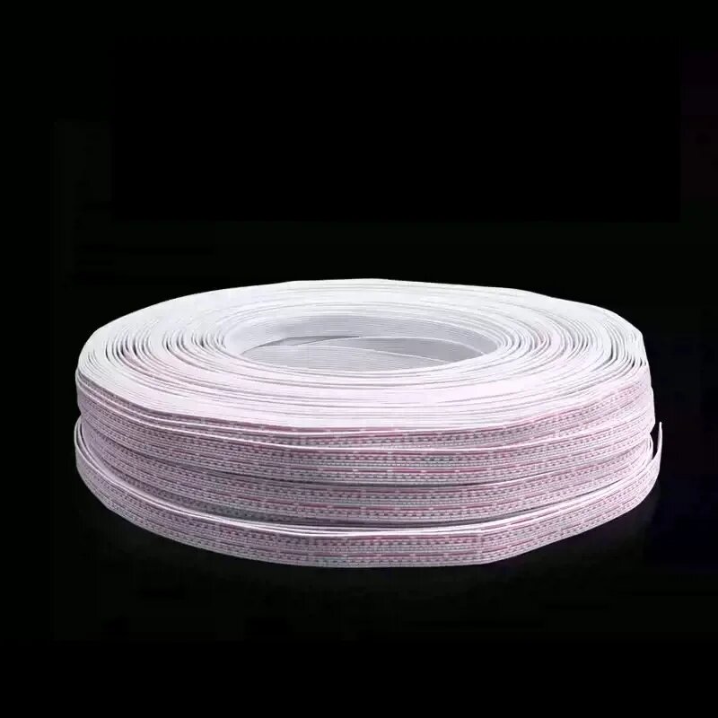 Медный плоский кабель UL2468 6-12 жил 26AWG-9P, Red White