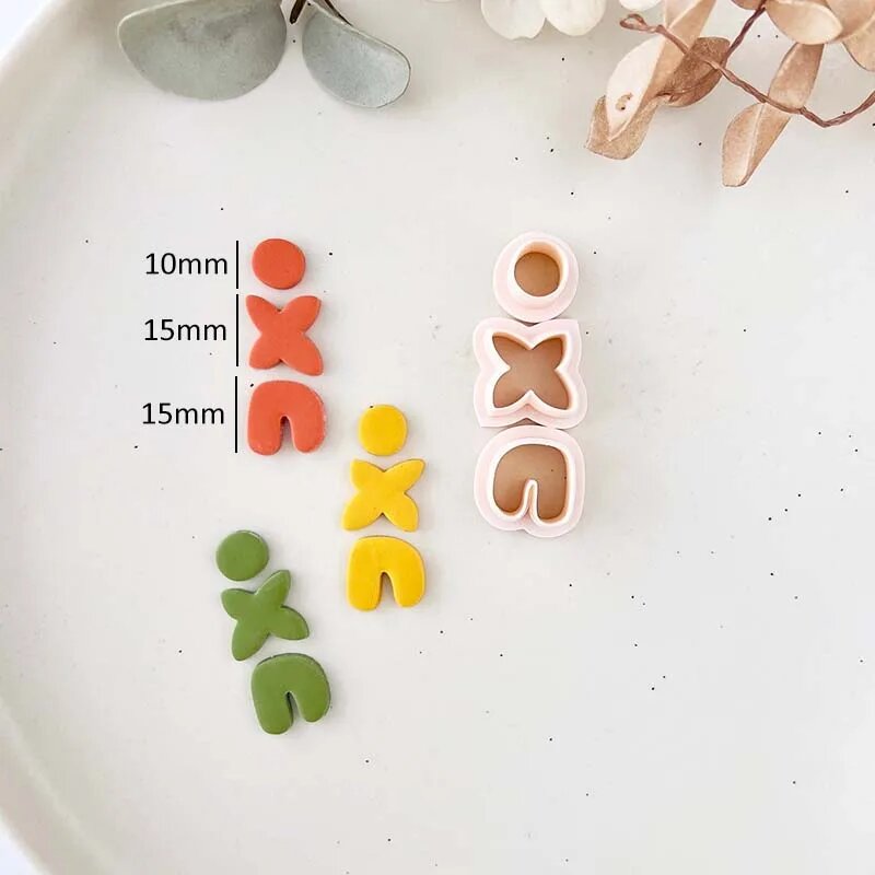 Набор формочек для лепки из полимерной глины 3 шт. C020-7