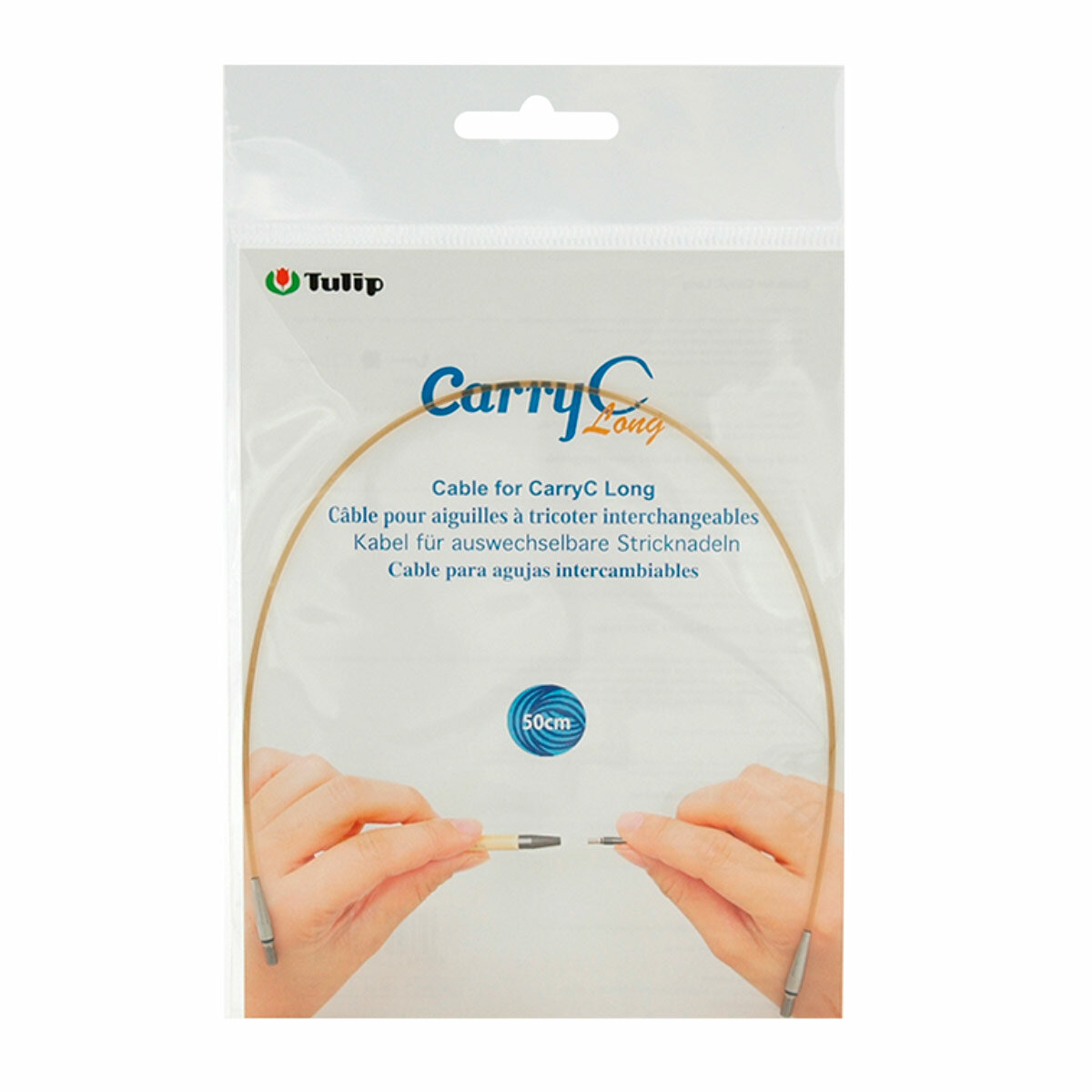 Тросик для съемных спиц "CarryC Long", длина 50см, Tulip, CTMM-40