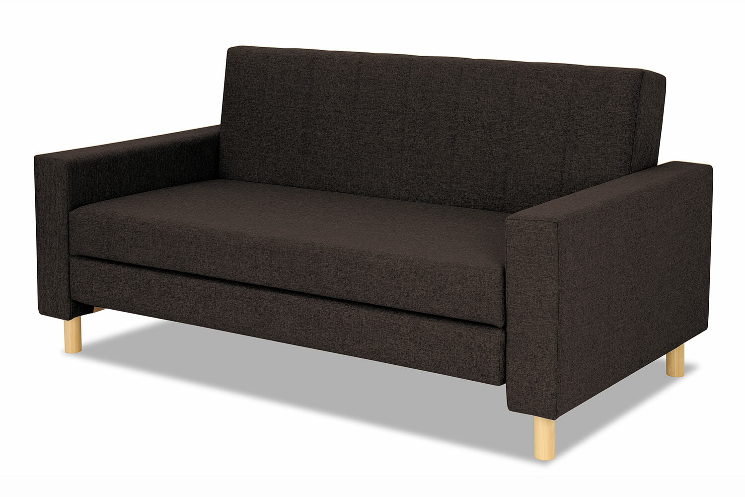 Диван-кровать Hoff Миллер 166х85,5х94,5 см, обивка рогожка, цвет кофейный