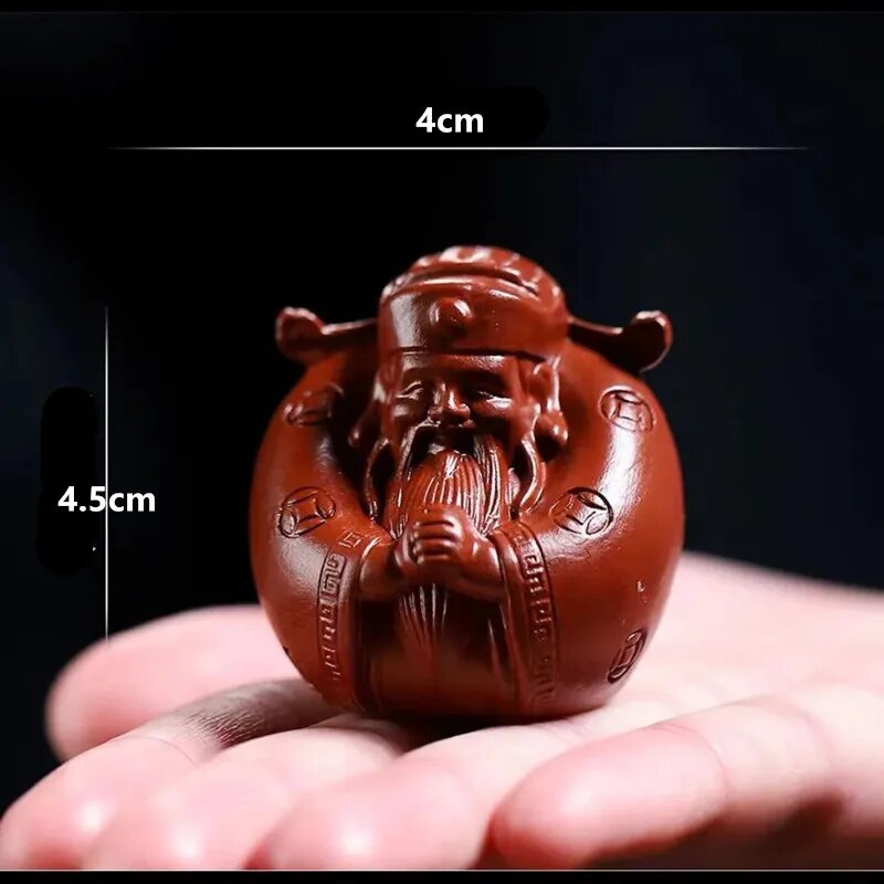 Фигурки из фиолетовой глины "Маленький Бог богатства" JINGDE TEA SET
