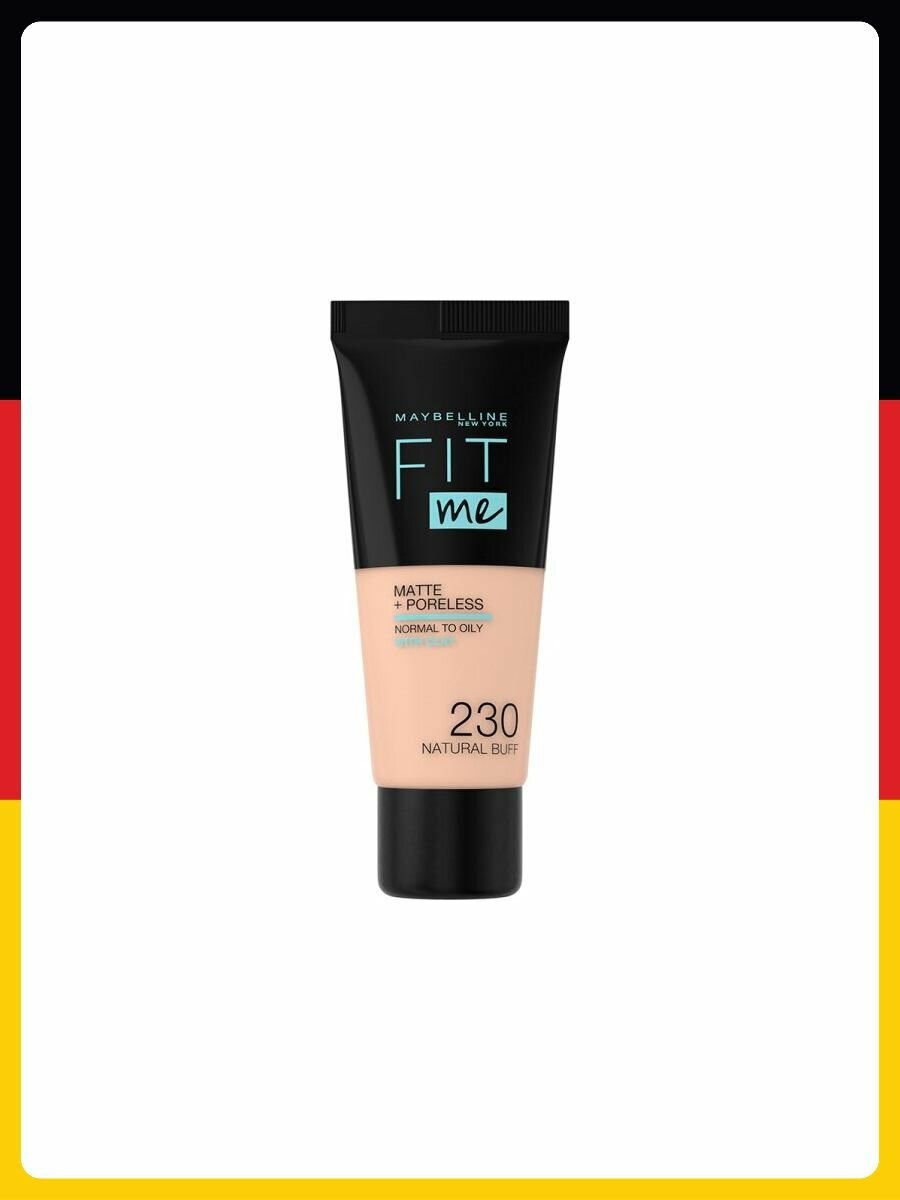 Тональный крем Maybelline Fit Me! Matte + Poreless Make-Up Nr. 230 Natural Buff Foundation 30ml