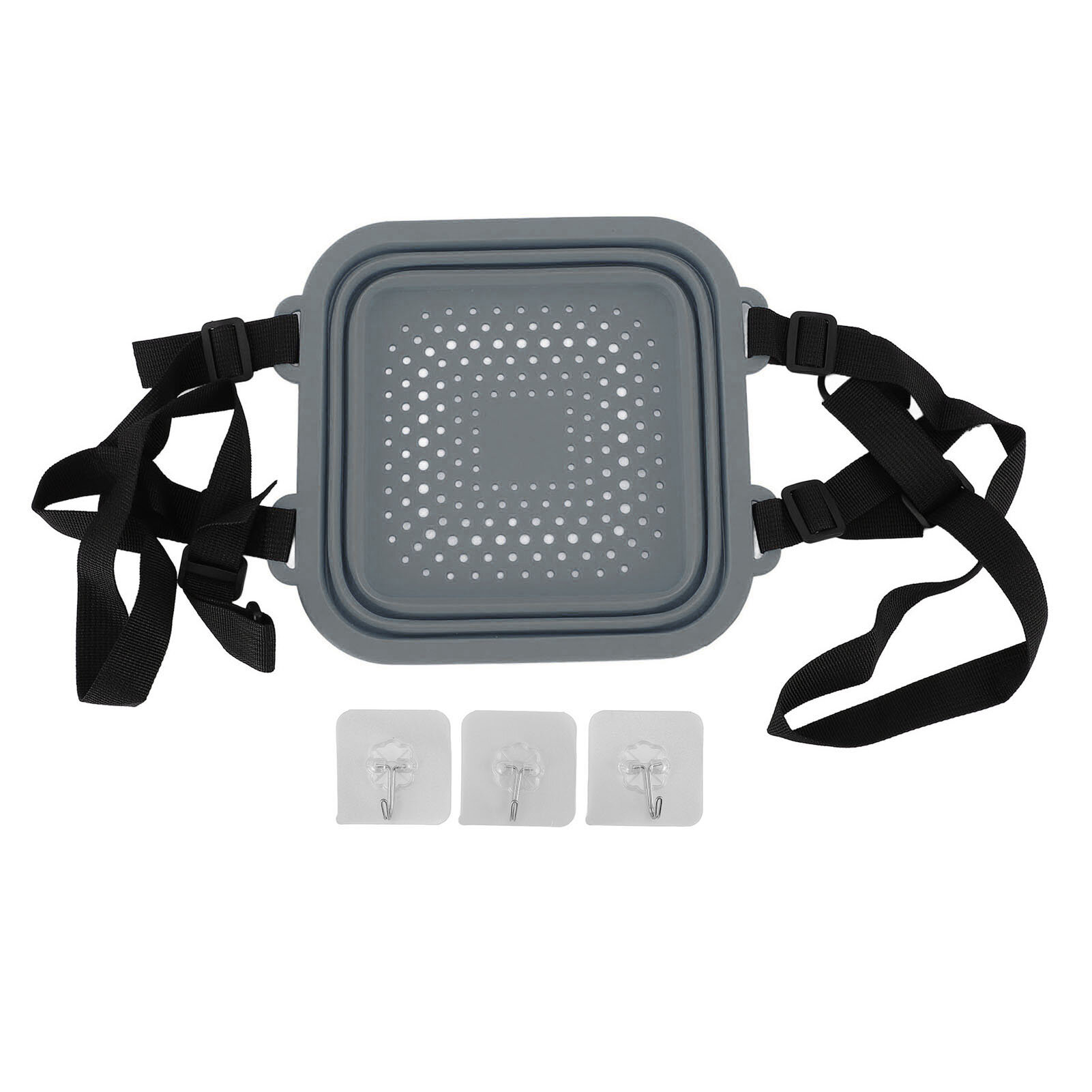 Ледяная ванна ведро ведро силиконовое складное портативное эффективное охлаждение Увеличение ведра для здоровья ледяной ванна для домашних путешествий серые