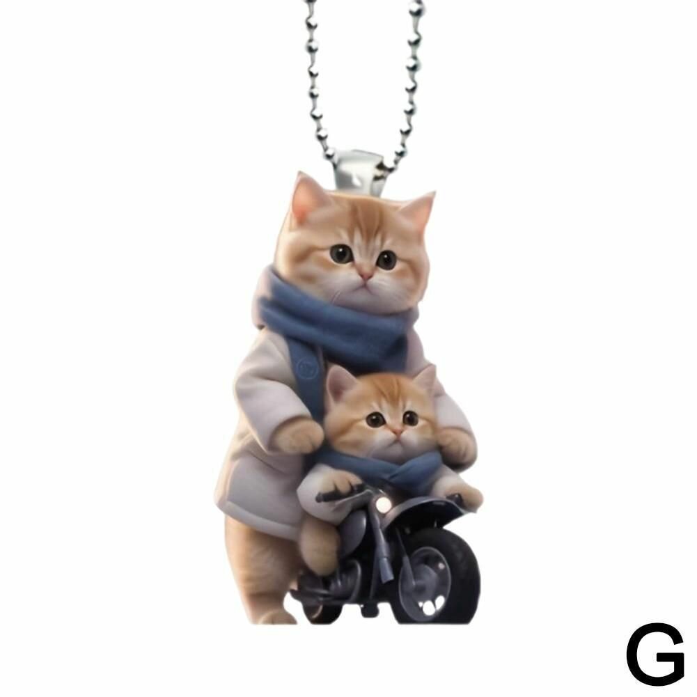 Милая подвеска для автомобиля в виде кошки