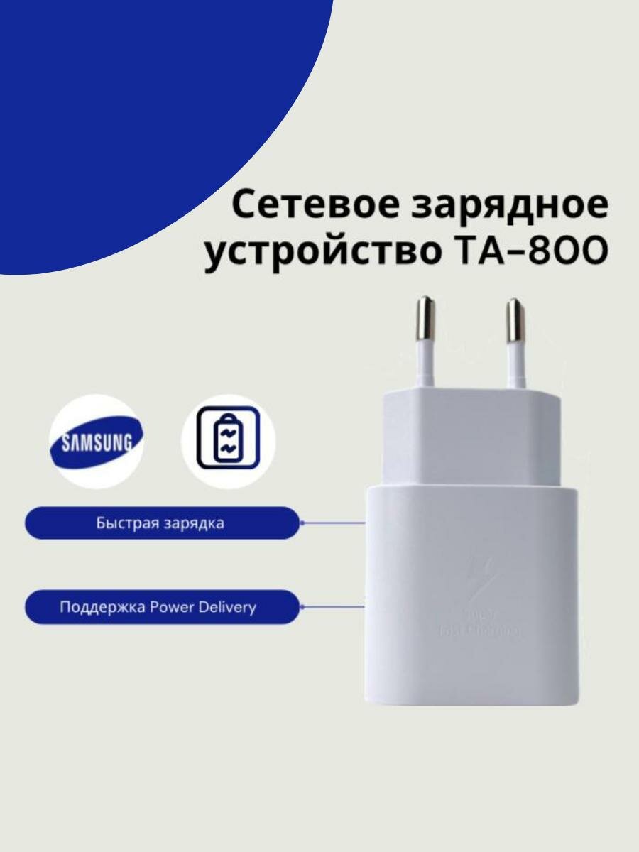 Сетевое зарядное устройство EP-TA800, 25 Вт, белый (без упаковки)