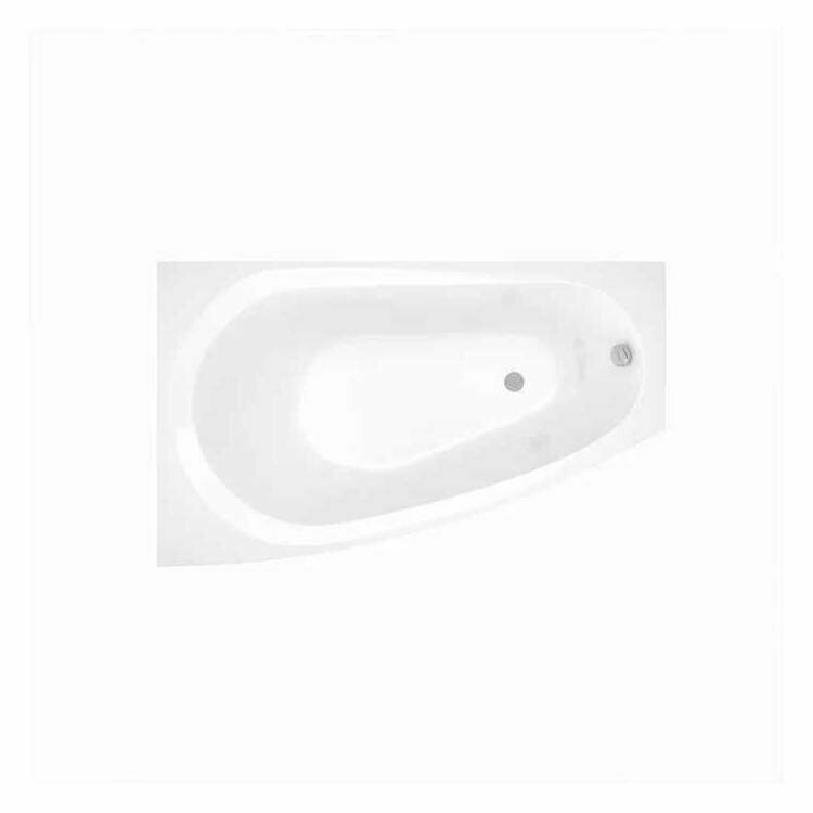 Акриловая ванна Alba Spa Baline 1500x900 белый левый ВАС013000Л100