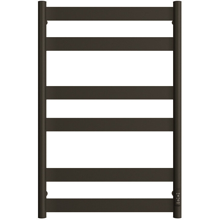 Полотенцесушитель электрический Двин (Dveen) Y neo 80х50 см, без полки, К диммер черный матовый