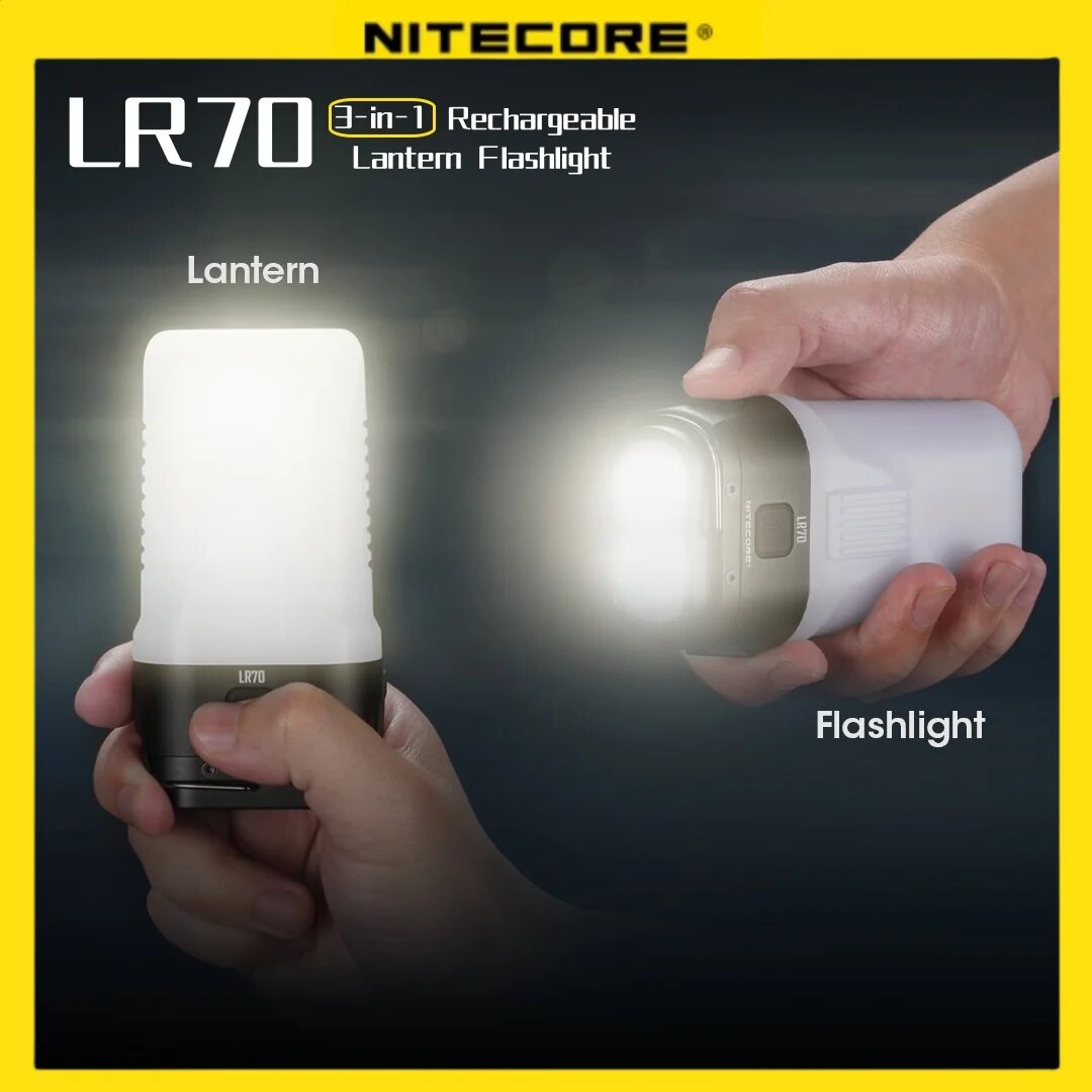 NITECORE LR70 2-в-1 фонарь