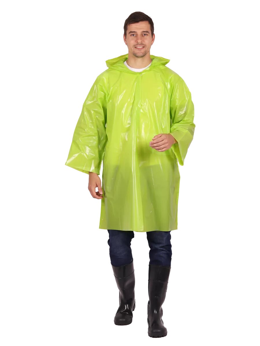 Плащ дождевик с капюшоном