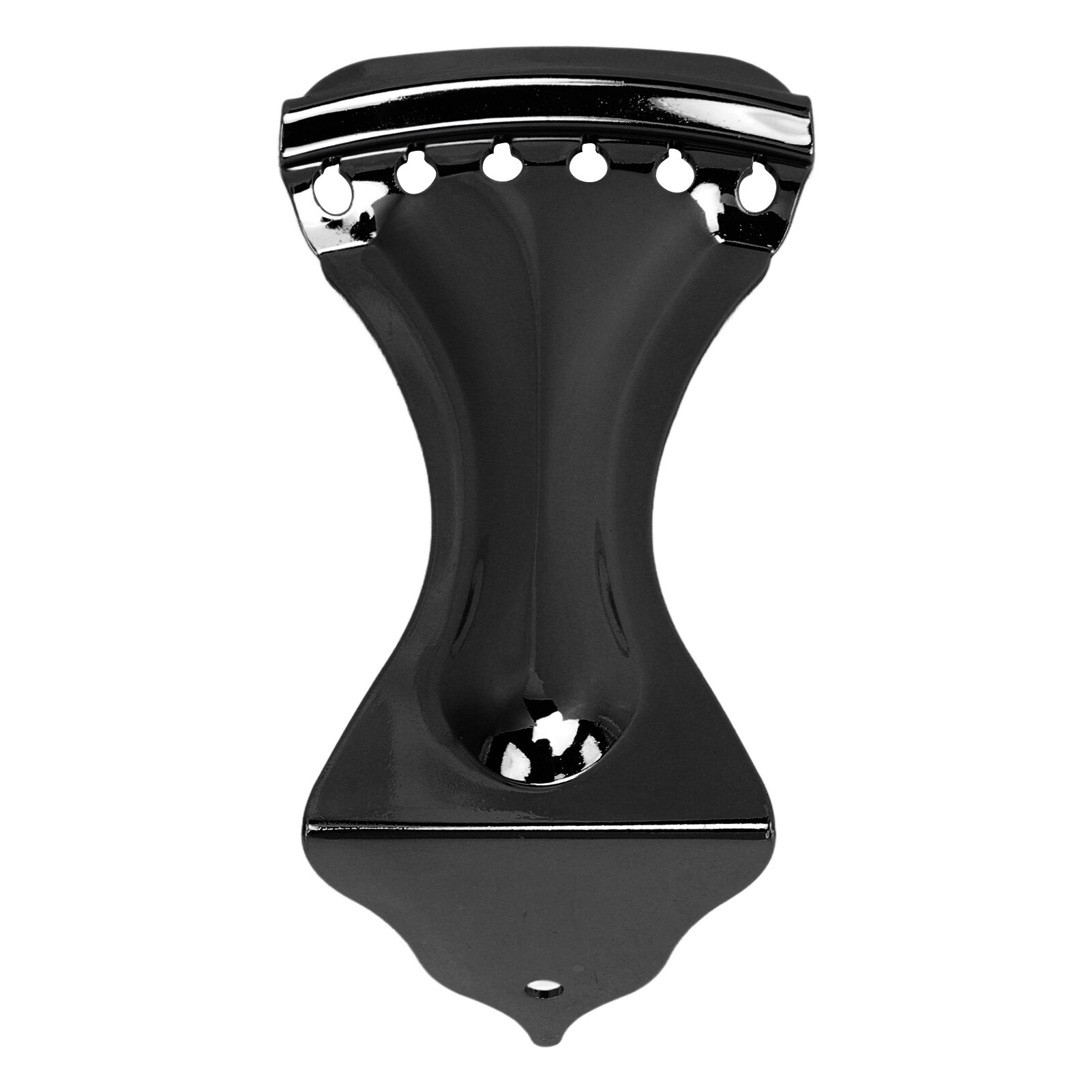 Подставка для струн гитары, 6-струнный бридж, сплав, удобная настройка, аксессуар для обслуживания инструмента, черный.