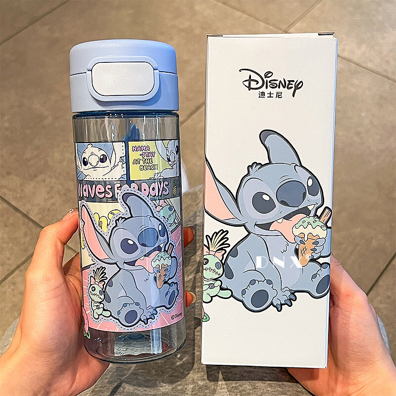 Детская кружка для воды Stitch для школьников, большая емкость, летний переносной чайник для питья для мальчиков и девочек, большая емкость