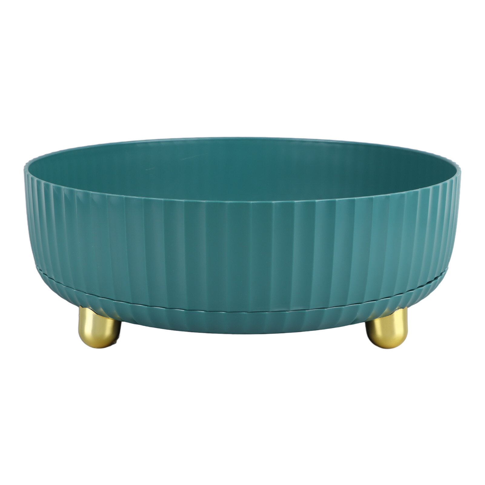 Вращающийся лоток для хранения пластика пластика с большими емкостью вращающе