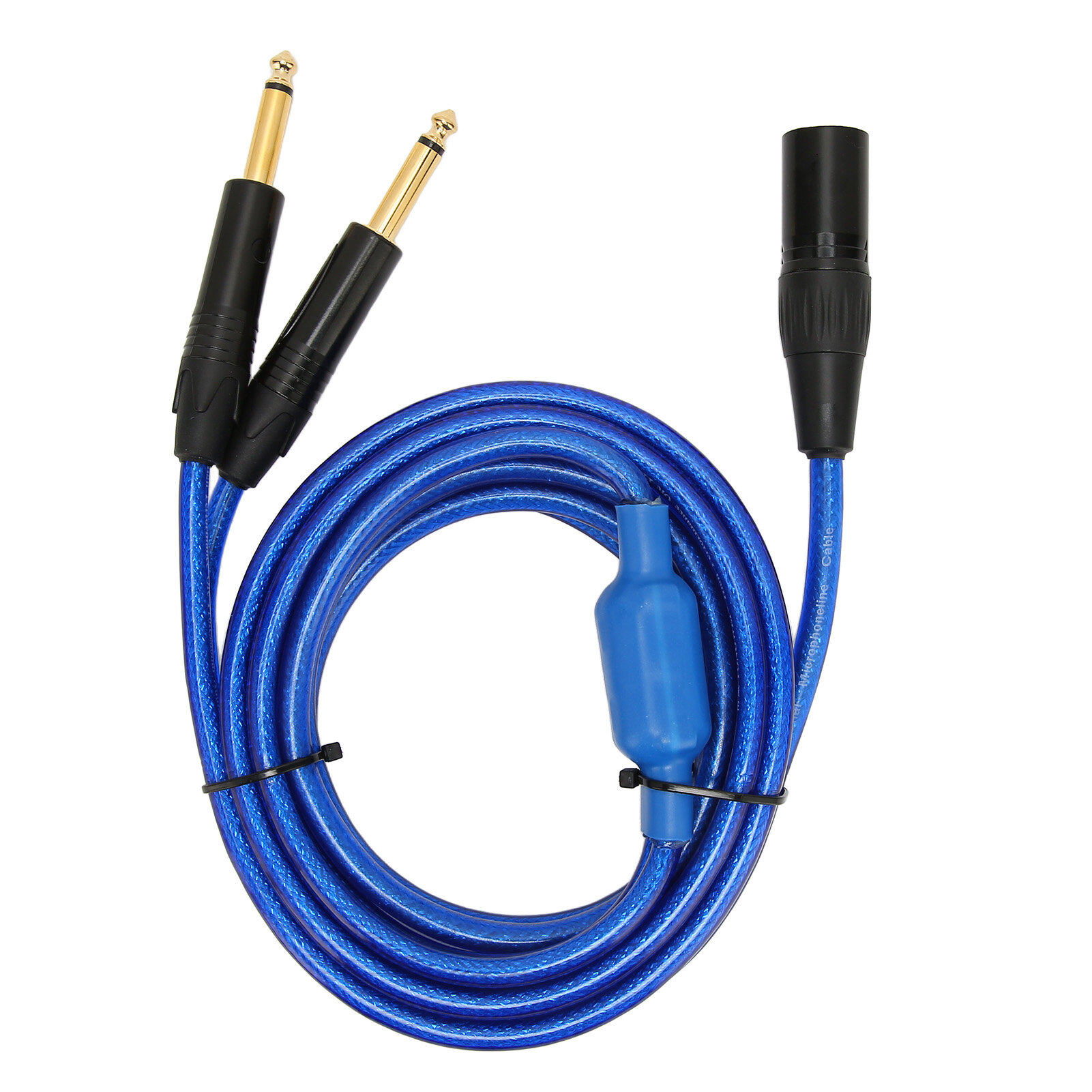 Кабель XLR на двойной 6,35 мм, стереофонический моноразъем с низкими потерями, XLR, Y-разветвитель, шнур для микрофонного микшерного усилителя, 3,3 фута
