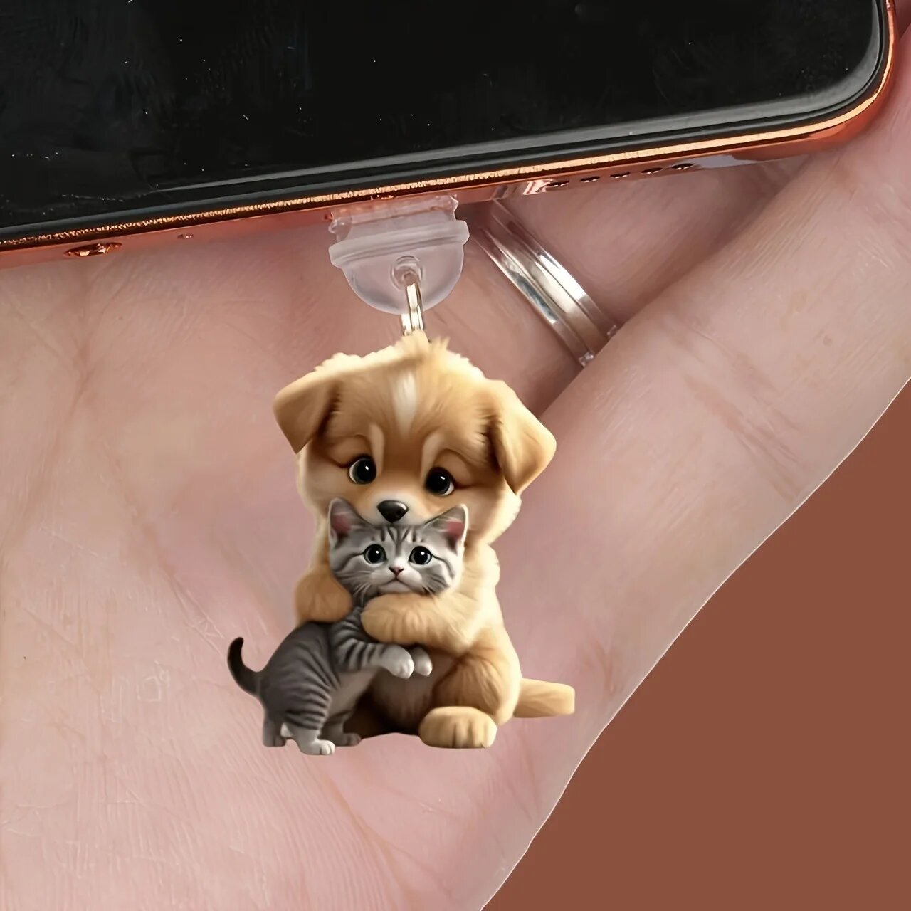 Новая пылезащитная заглушка для мобильного телефона Kawaii, милый котенок, порт зарядки, кошачья пылезащитная заглушка, интерфейс, декоративная пылезащитная крышка, аксессуар for iPhone