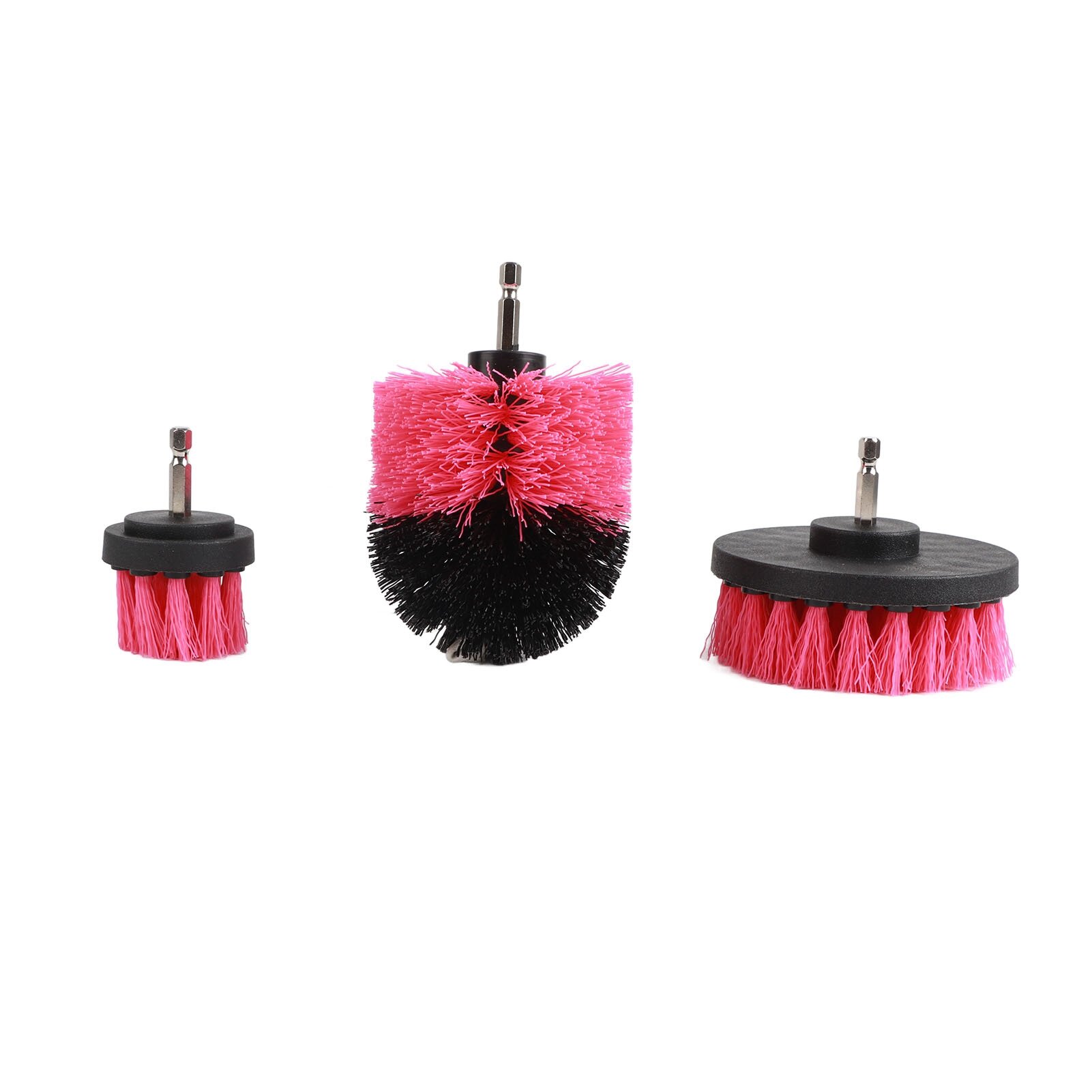 3pcs Drill щетка мощность скруббер для чистки ванной комнаты для ванной комнаты на стене