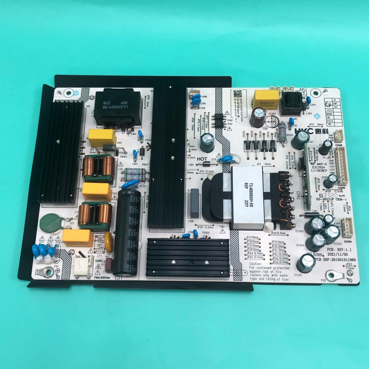 блок питания 261501011960 REV 1.1 (HAIER 65 SMART TV AX PRO)