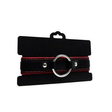 79074 Точка Любви Ошейник с мягкой красной подкладкой. Из натуральной кожи