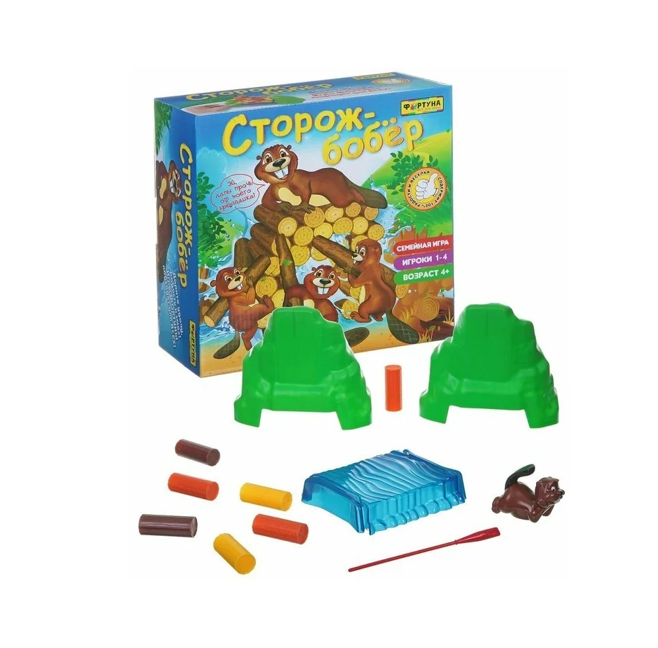 Настольная семейная игра "сторож-бобёр" Ф79791