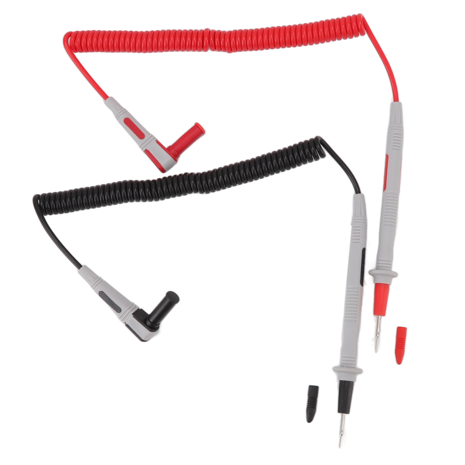 Удлинённый пружинный измерительный провод для мультиметра с тонким латунным наконечником, 20 А 1000 В, для тестирования электроники.