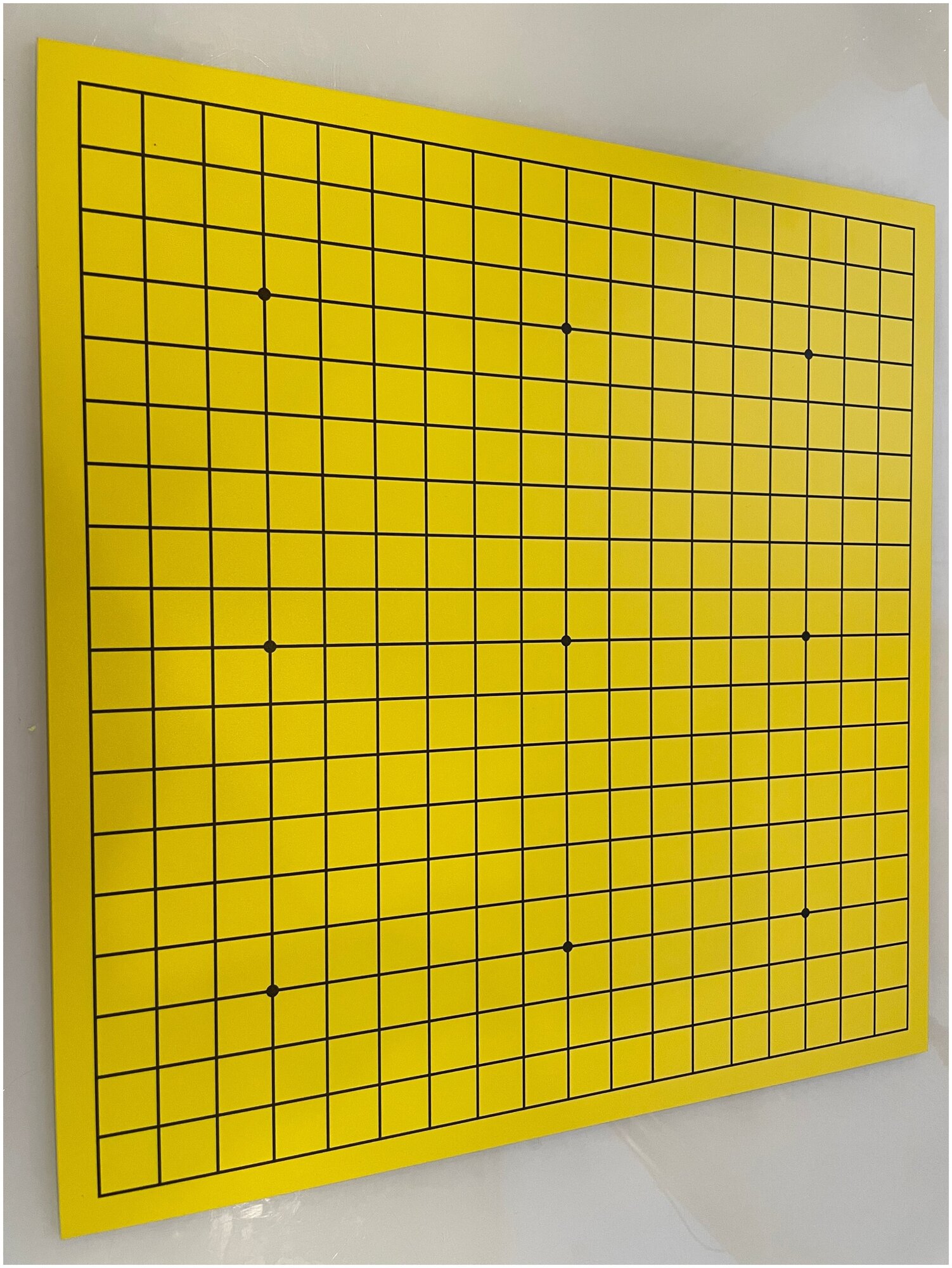 Настольная игра Го, доска № 3, с разметкой 19* 19 / 9* 9, размер 43 см* 45 см/ 4 мм