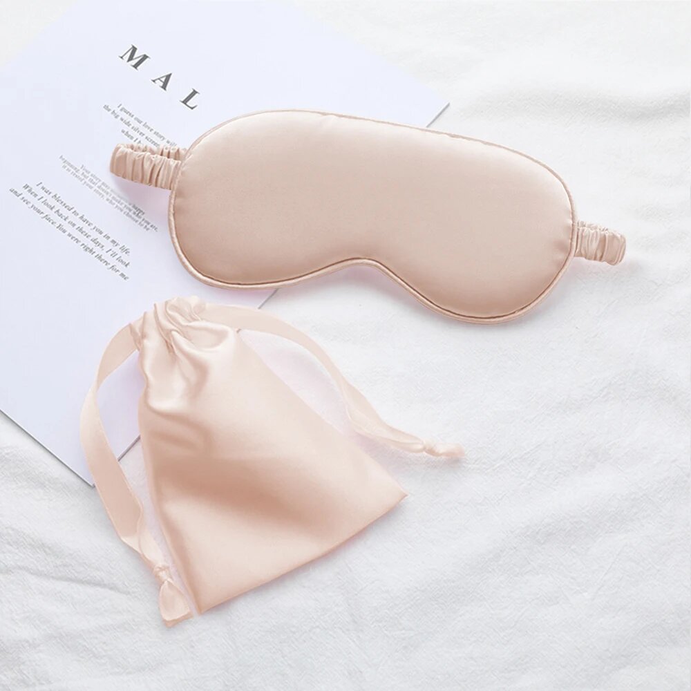 Шелковая маска для сна Fresh pink