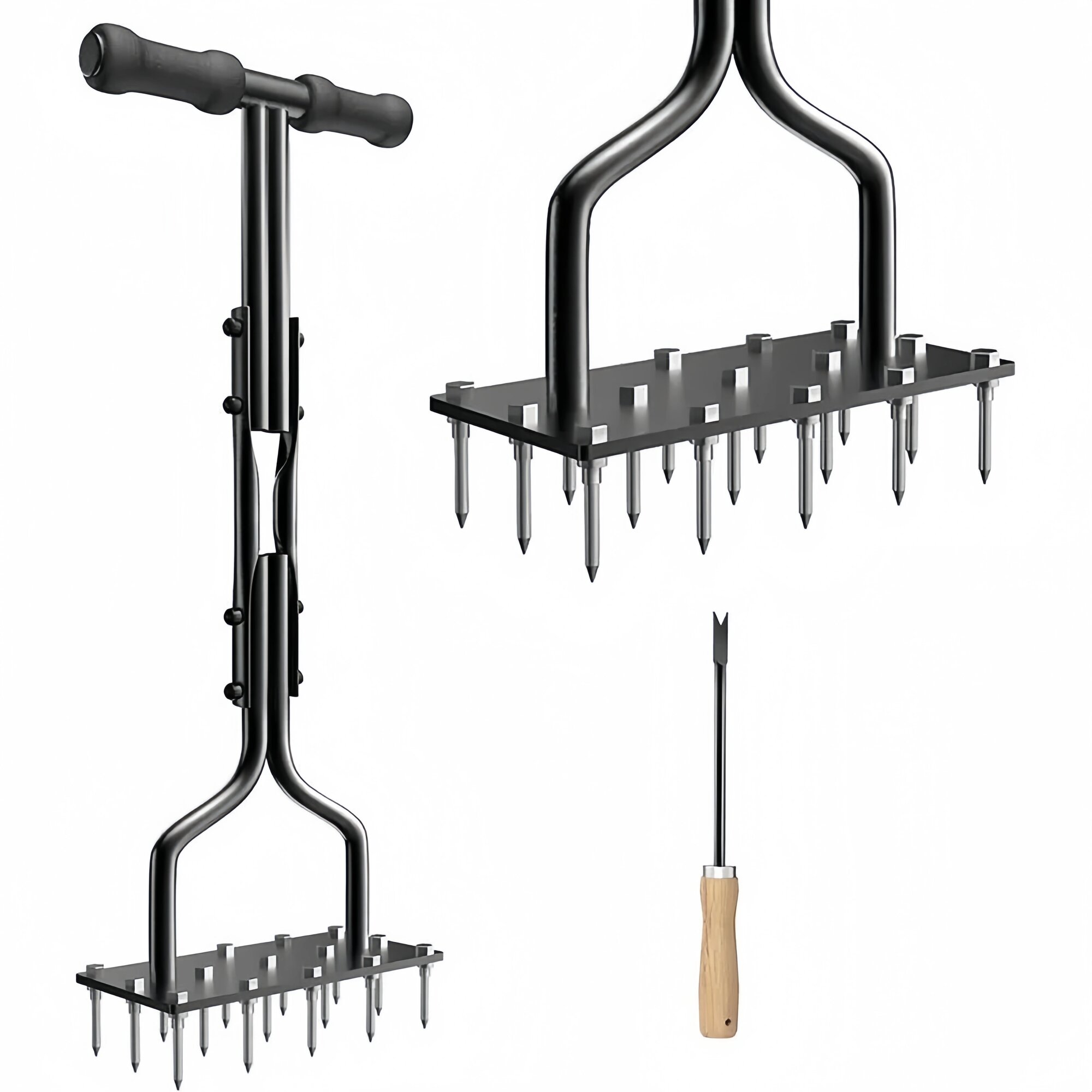 Ручной рыхлитель Аэратор ручной 36cmx12cmx6cm Пробивка газона