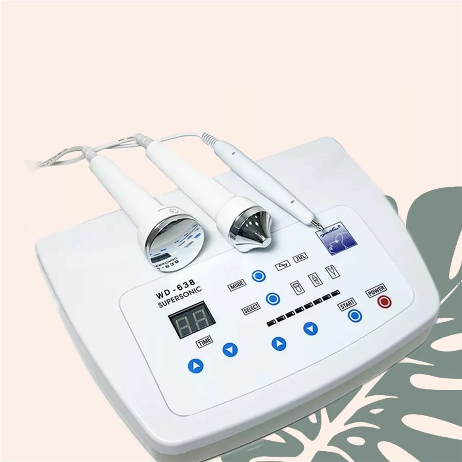 Аппарат Ультразвуковой Терапии Коагулятор 3 В 1. Ультразвуковая импортная и экспортная косметическая точечная ручка.