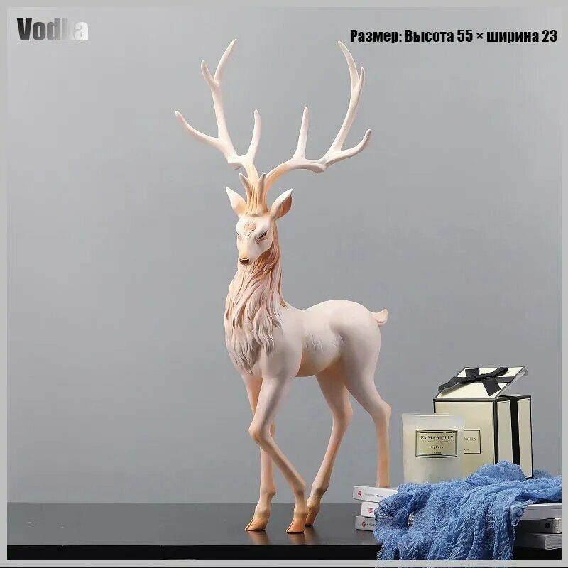 Украшения из лося, креативная мебель для дома на веранде, украшения винного шкафа для телевизора Рождественский подарок