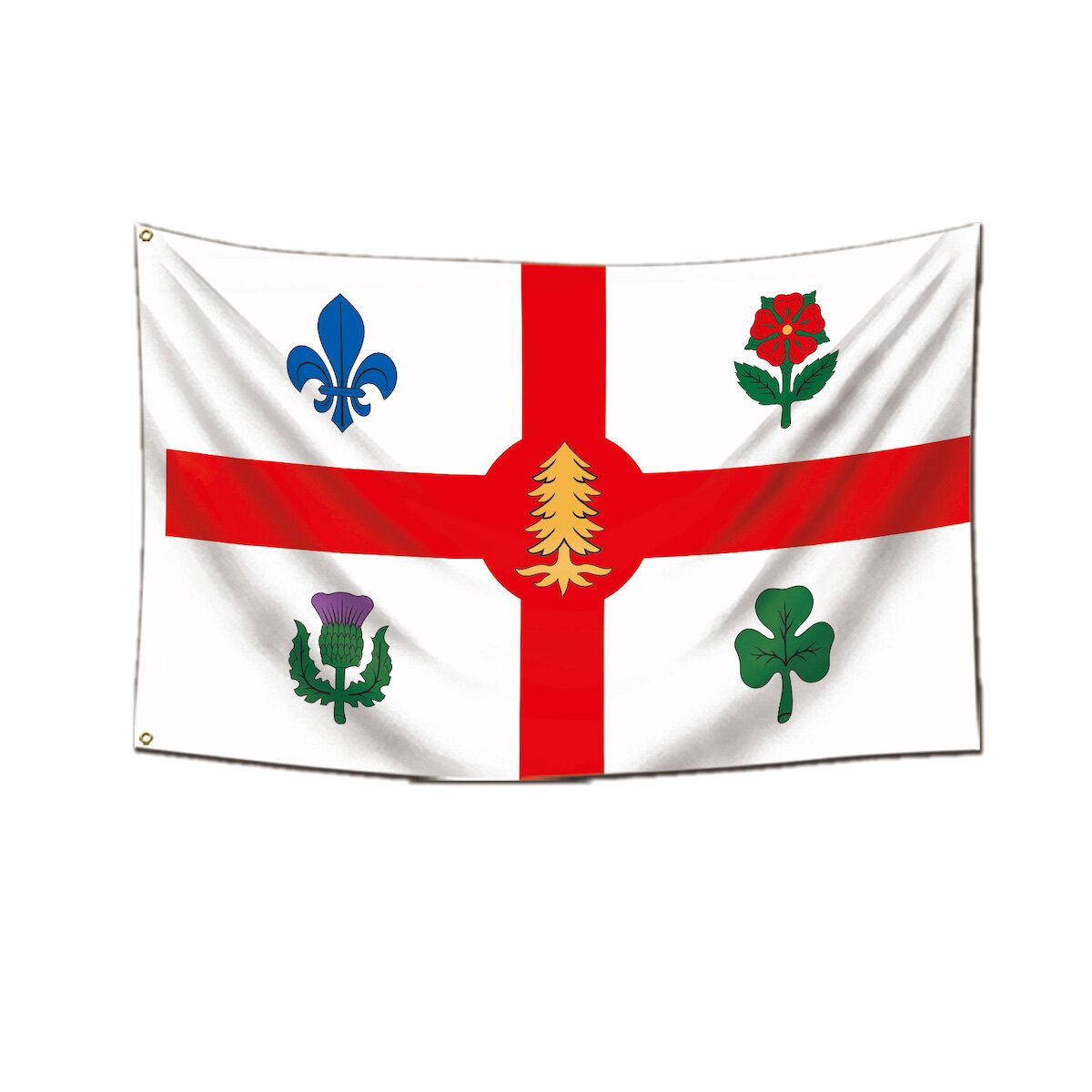 Искусство флага Монреаля Канады Тапестри Аниме Флаг Настенное Украшение для Спальни Гостиной 60x90см