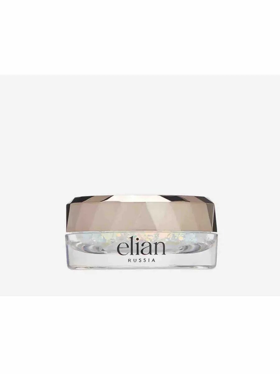 Глиттер-Гель Elian, galaxy powder, гелевая основа, голографическое мерцание, для лица и тела
