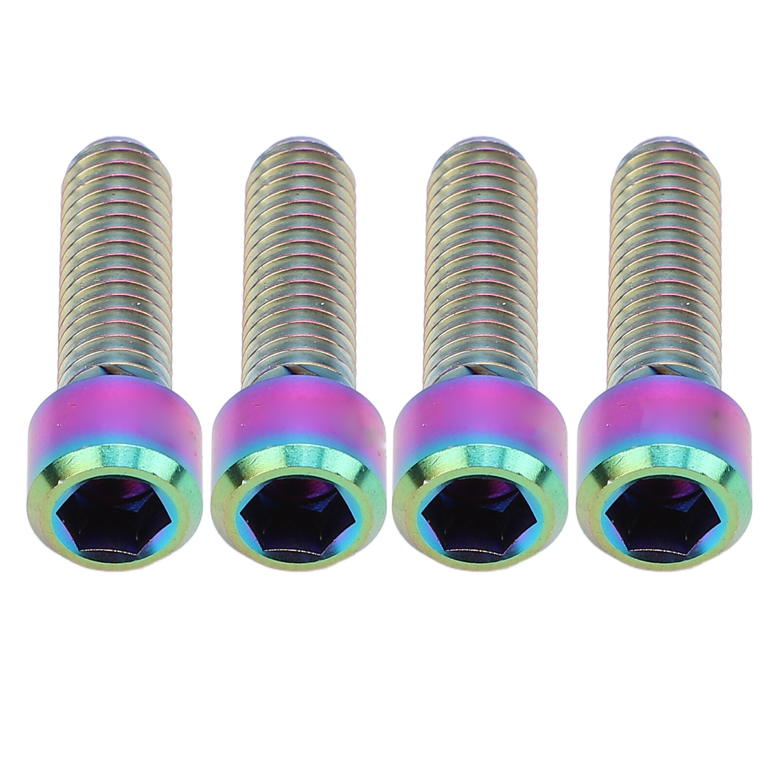 4 шт. M6x20 мм дисковые тормоза фиксированные болты титановый сплав дисковые тормоза суппорт винты для горного велосипеда тормозная система красочные