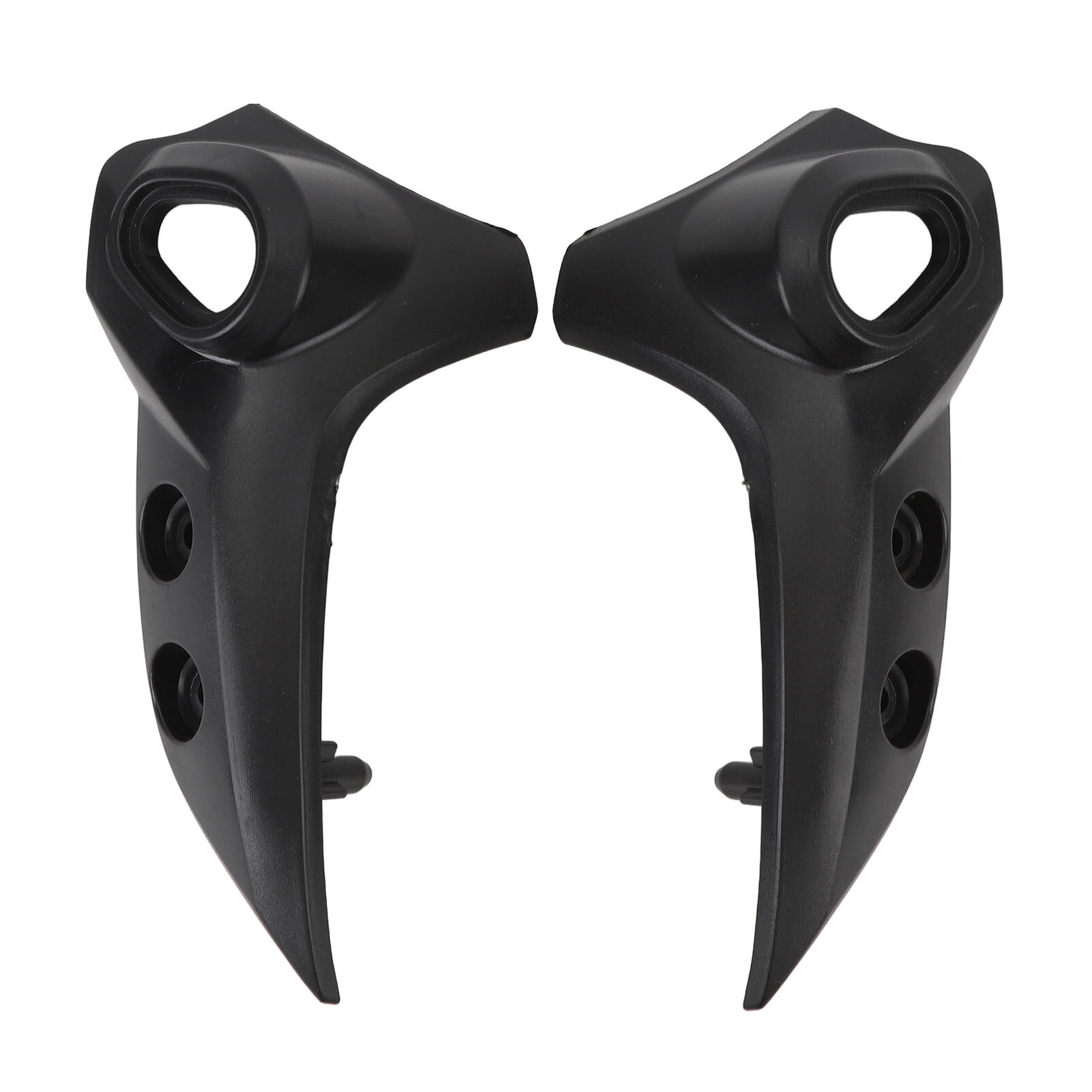 Комплект из двух черных сменных панелей фар для передней части мотоцикла Yamaha FZ6 2004-2009 (FZ6 FZ-6N).