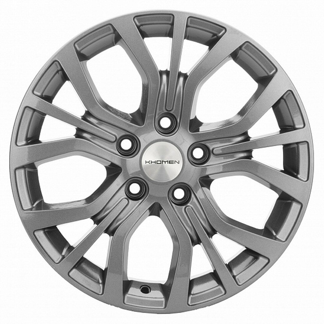 Колесный диск Khomen Wheels KHW1608 6,5x16 5x110 ET40 67,1 Gray-FP литой для автомобиля