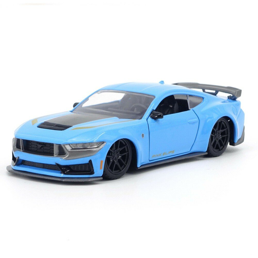Модель автомобиля Jada Toys Pink Slips 2024 Ford Mustang Dark Horse (Blue) (1:32) 36104