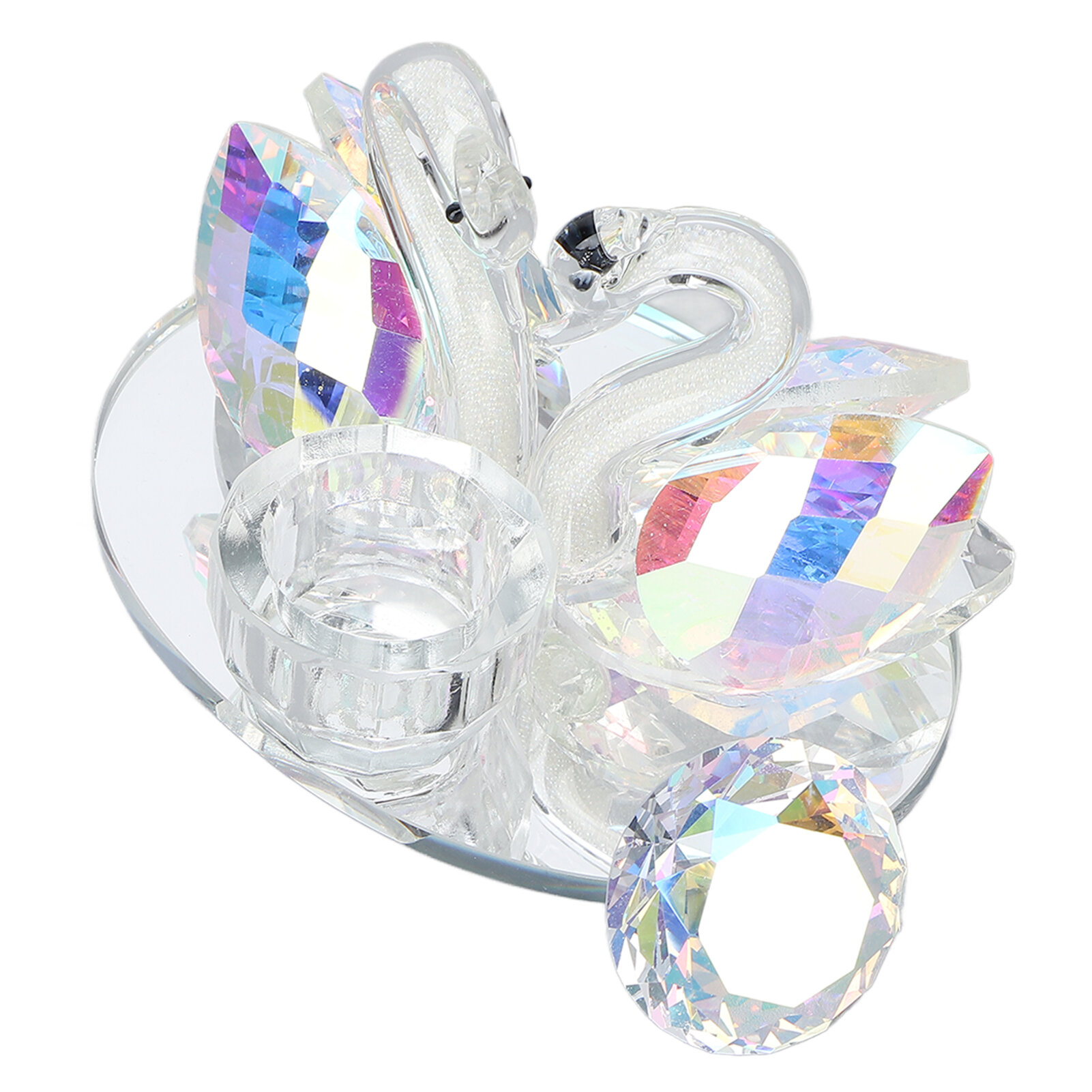 Nail Art Dappen Dish Домашний маникюрный салон Изысканный элегантный стеклянный акриловый держатель для жидкой чашки Опора для фотографий