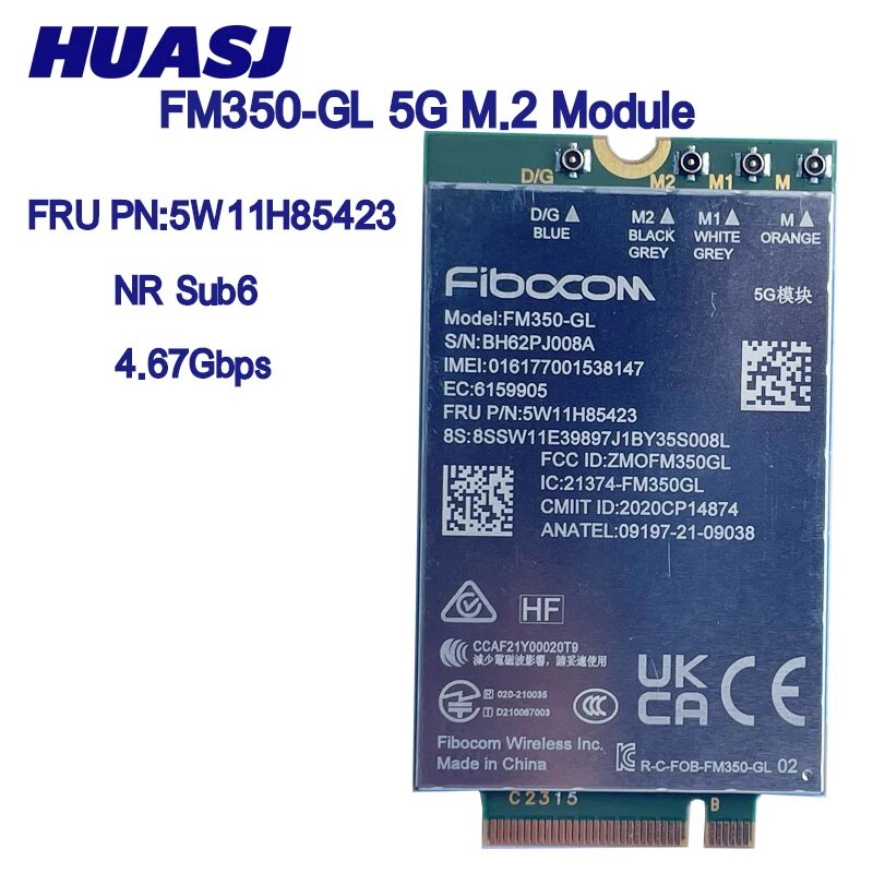 5G Модем HUASJ FM350-GL для ThinkPad FM350-GL 5W11H85423