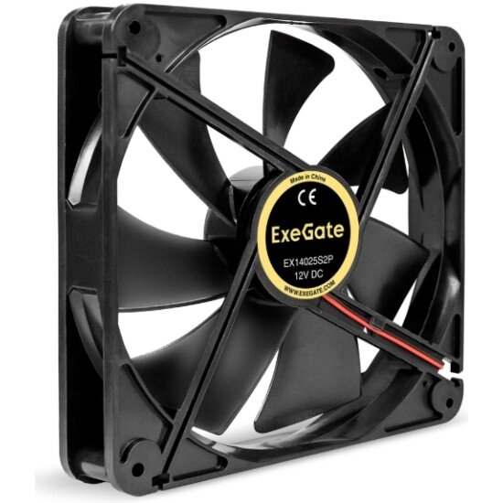 Вентилятор для корпуса Exegate EX14025S2P 12В DC 140x140x25мм 2pin (EX294951RUS)