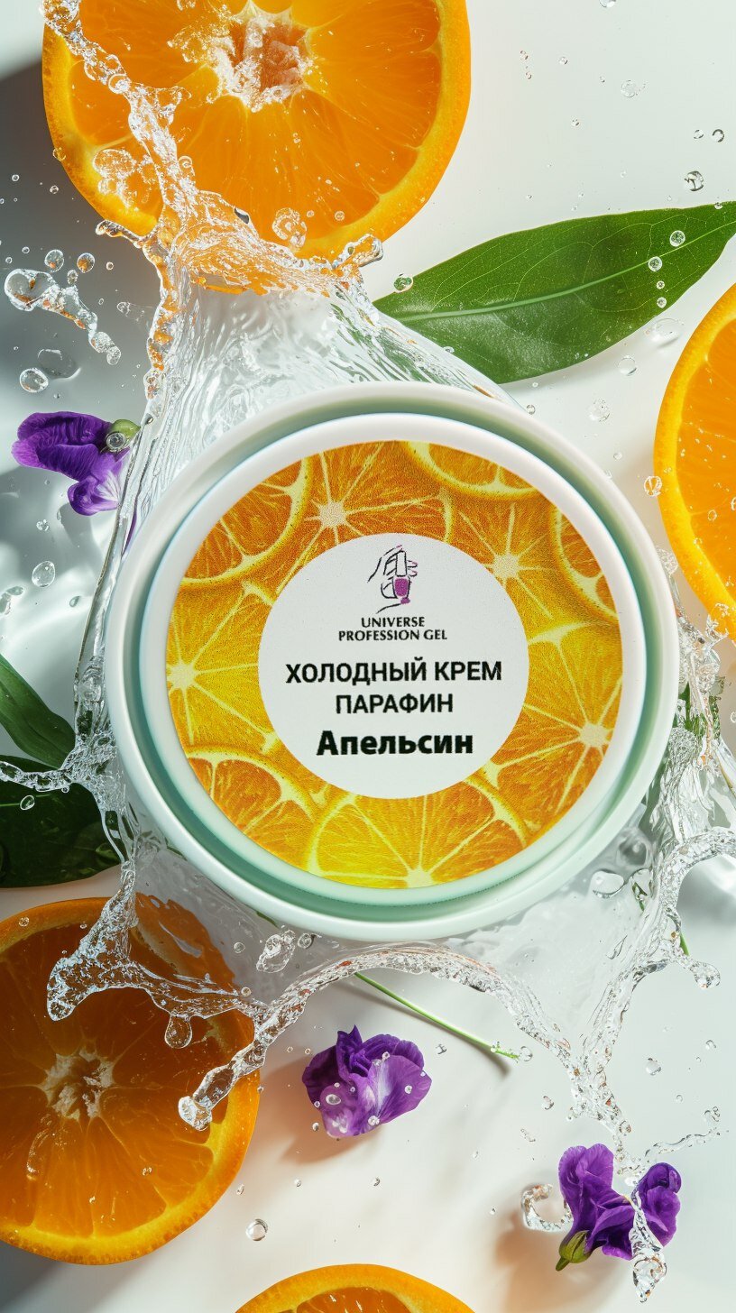 Universe Profession Gel . Холодный крем парафин Апельсин 20мл