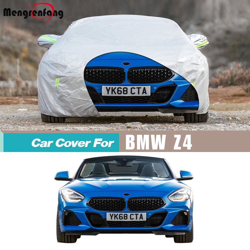 Полный автомобильный чехол для BMW Z4 (E89) 2009-2025, автоматический защитный чехол с защитой от УФ-лучей, дождя, снега и ветра