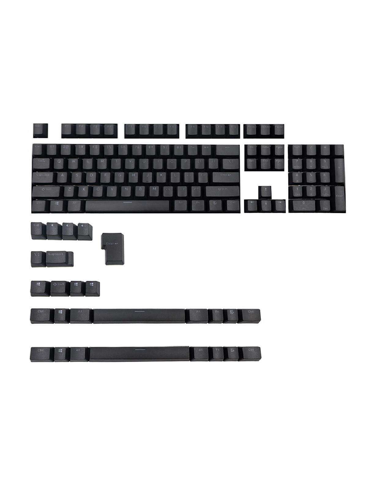 131 for Key PBT Double Shot Backlit Keycaps for Corsair STRAFE K65 K70 G710+ Mechanical Keyboard for Keycap