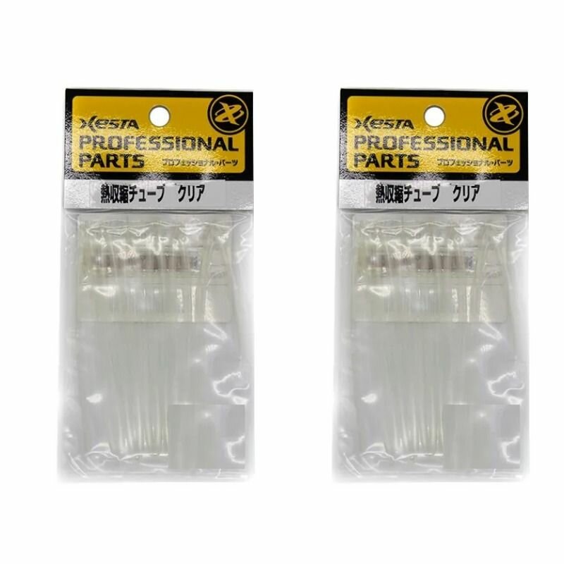 Xesta Трубка термоусадочная Shrinkable Tube 5.0mm/50 cm, цвет clear, 2 уп