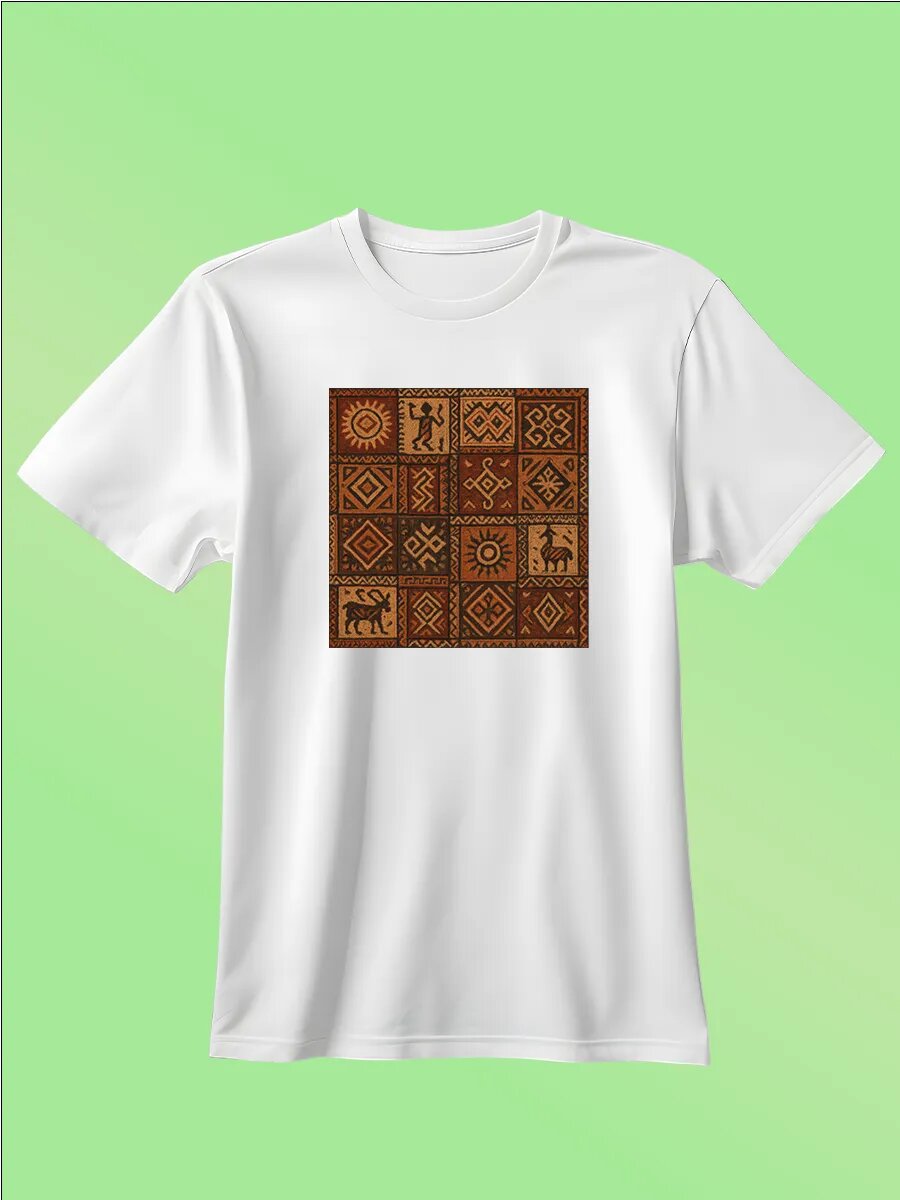 Футболка этнические узоры
