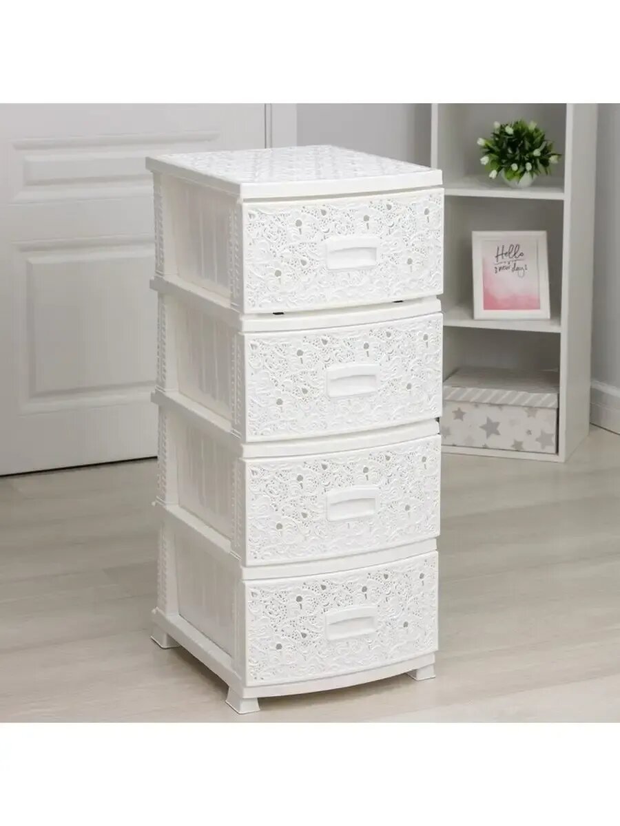 Комод 4-х секционный "Декор Aжур"