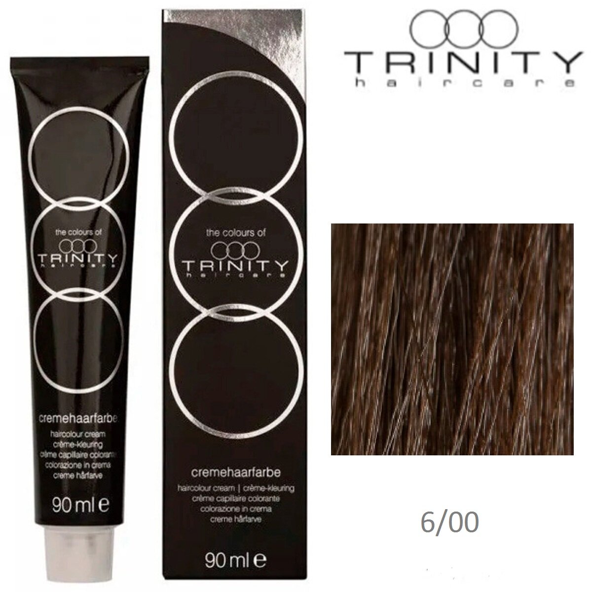 Trinity The Color of Trinity Стойкая крем краска 6/00 темный блондин теплый 90 мл