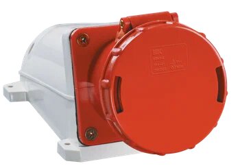 Розетка стационарная ССИ-134 3Р+РЕ 63А 380-415В IP54 IEK PSR12-063-4